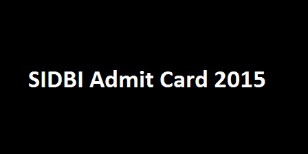 Admit Card SIDBI Development Assistant 2024 Available to Download